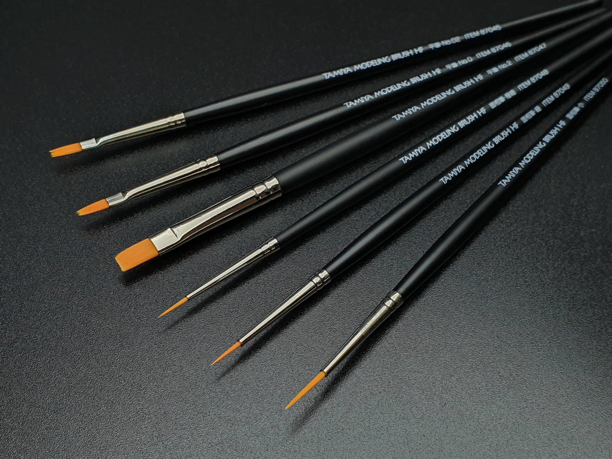 Tamiya HF High Finish Modelling Brushes Range | Hobby Heaven