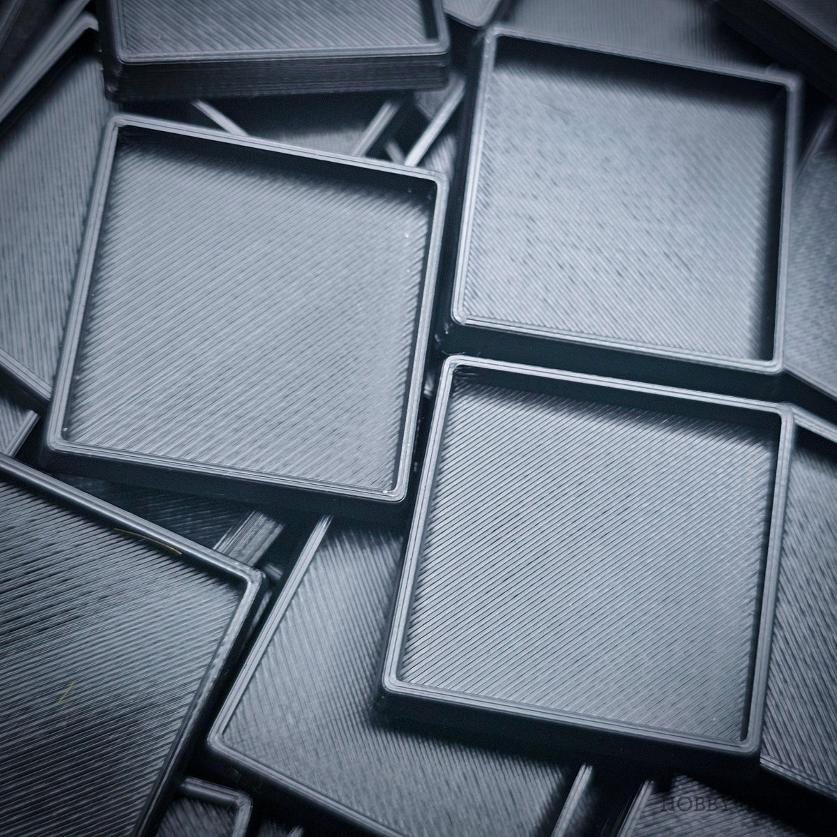 30mm Square Hollow Plastic Bases 3d Print | Hobby Heaven