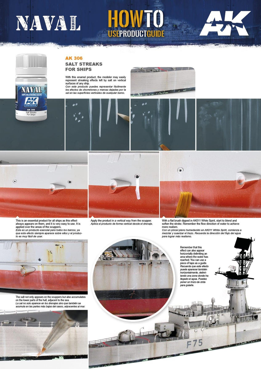 Ak Interactive Salt Streaks for Ships AK306 | Hobby Heaven