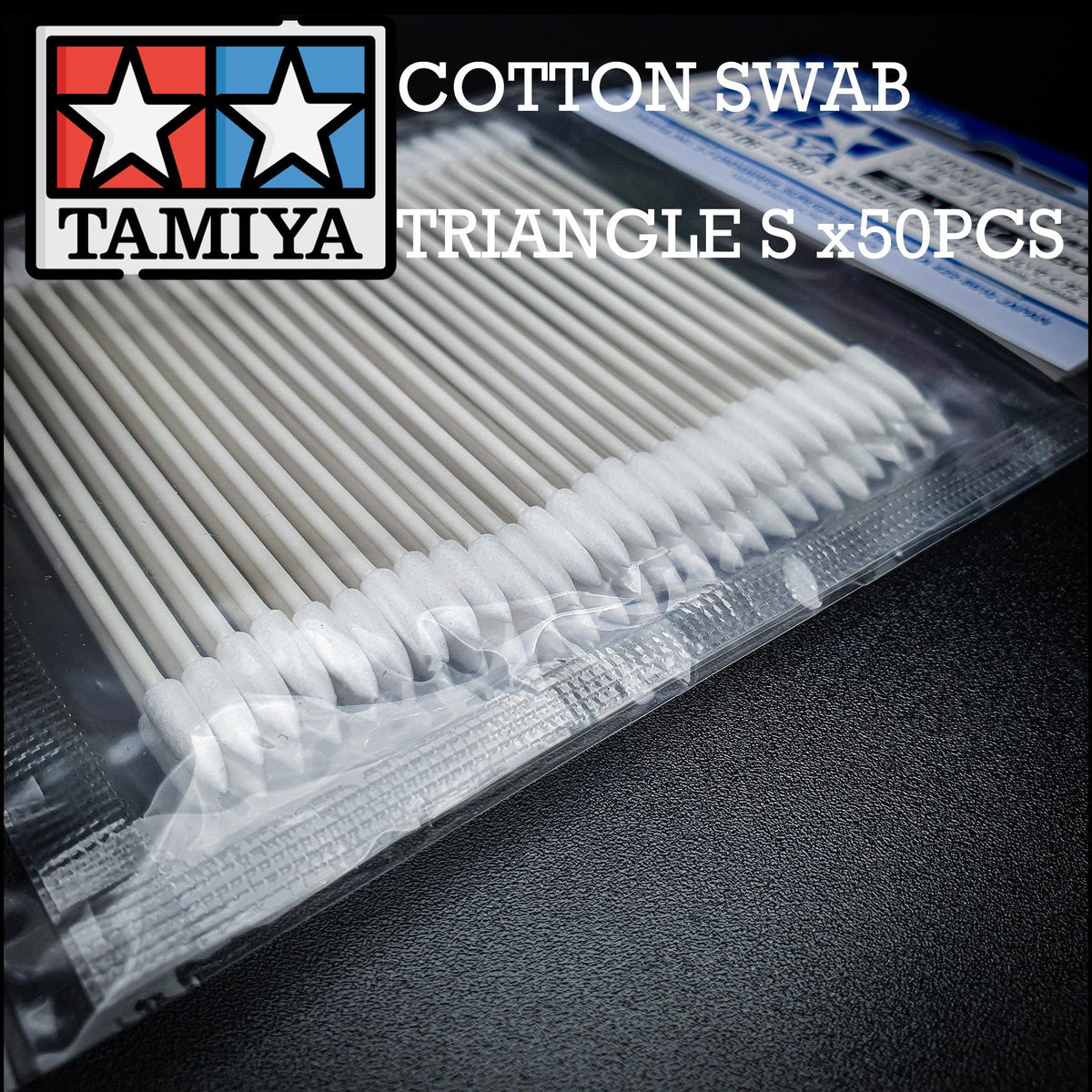Tamiya Cotton Swab Triangle Small x50 87106 | Hobby Heaven
