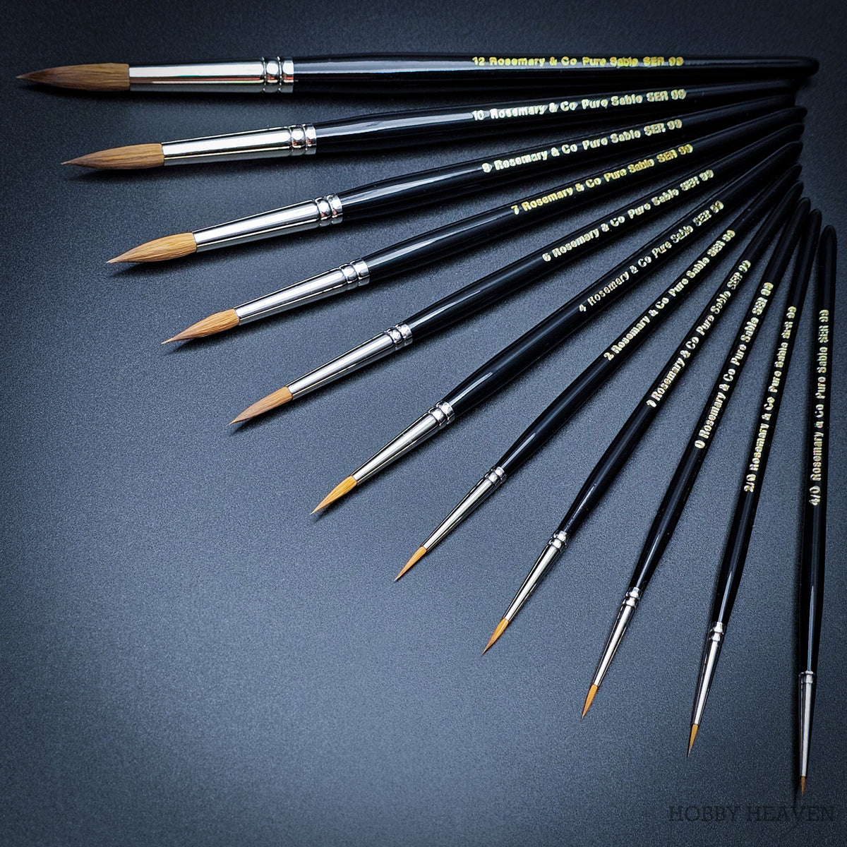 Series 99 Pure Sable Brushes | Pro Artist Detail & Wash Brushes UK ...