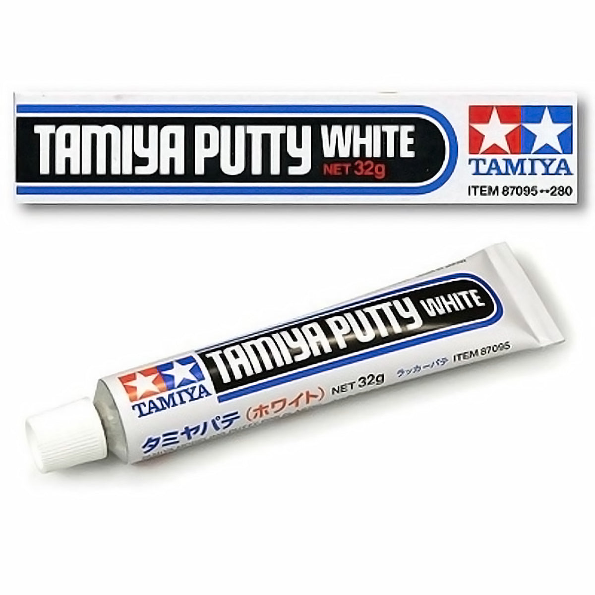 Tamiya Putty White TAM87095 – 32g Fine Filler for Plastic Model Kits ...