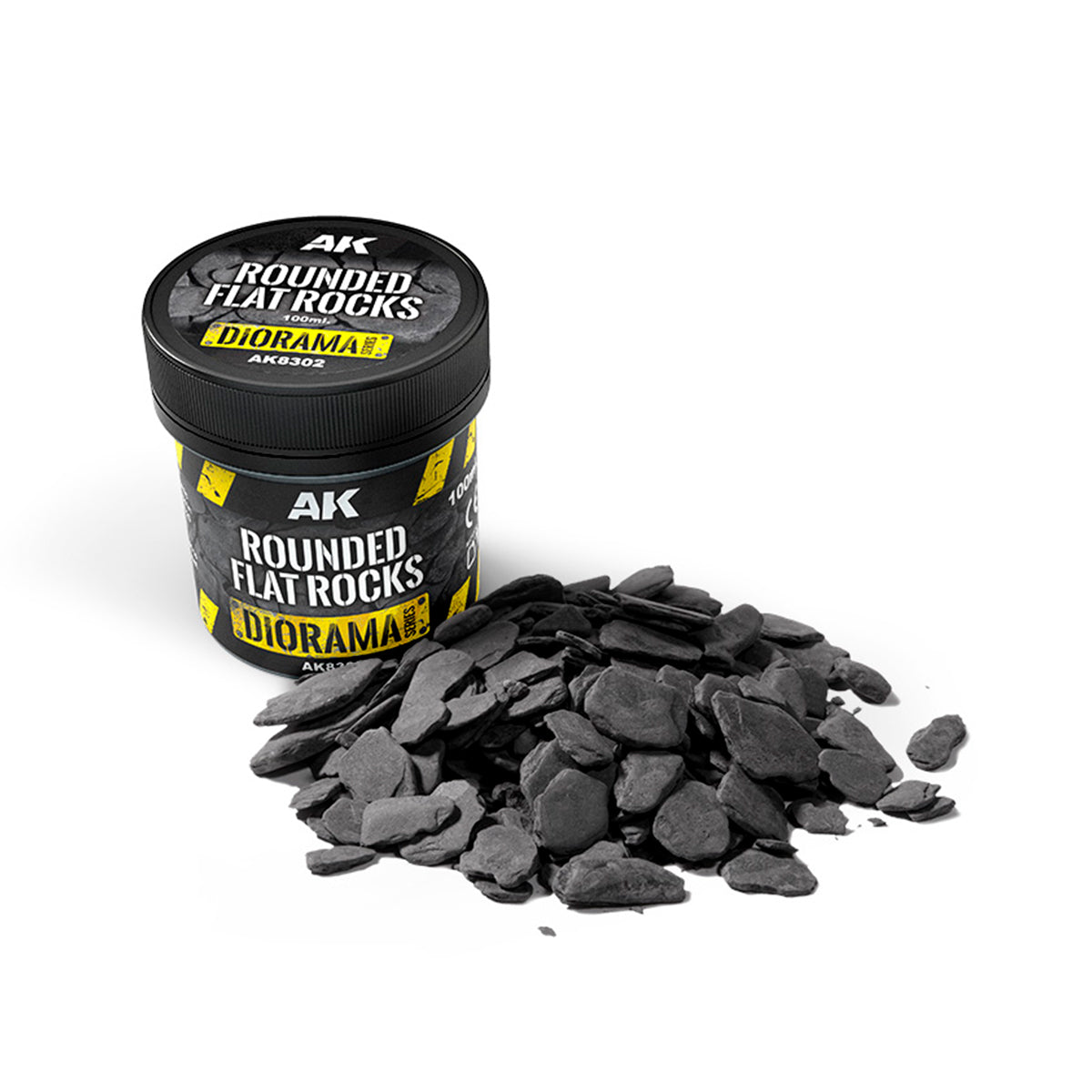 AK Interactive Rounded Flat Rocks Diorama Terrain | Hobby Heaven