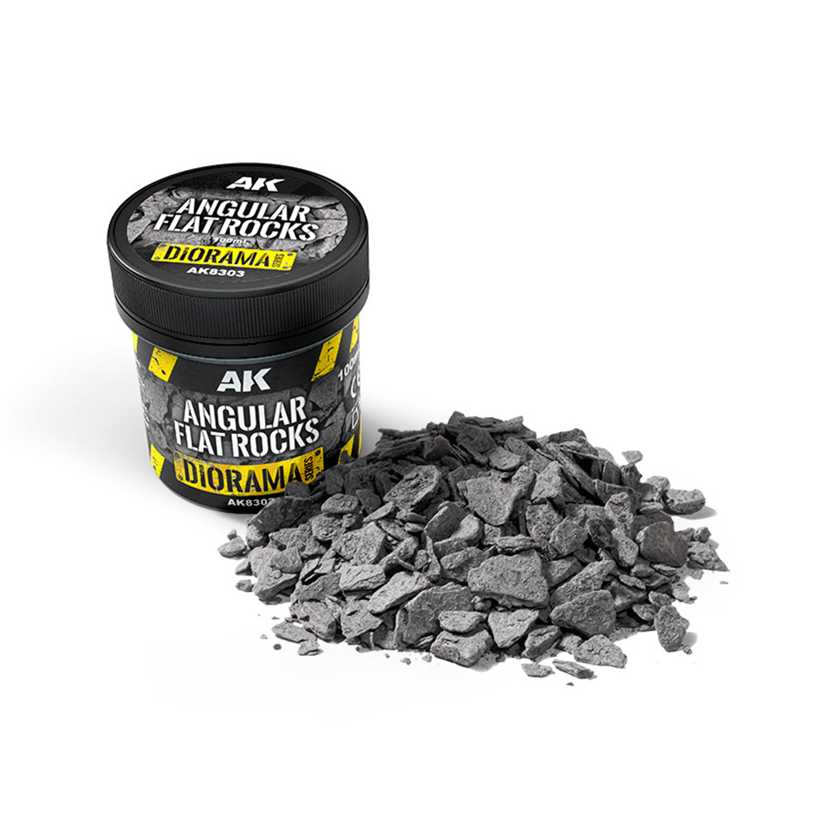 AK Interactive Rounded Flat Rocks Diorama Terrain | Hobby Heaven