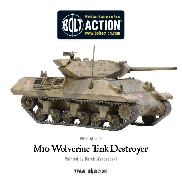 M10 Tank Destroyer/Wolverine – Bolt Action WWII 28mm Vehicle | Hobby Heaven
