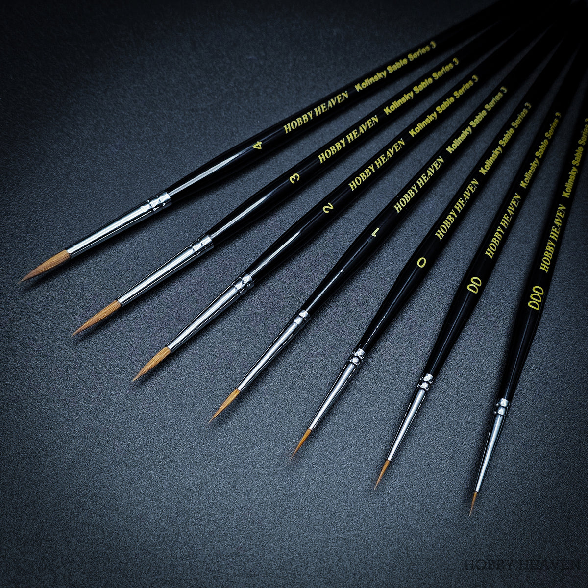 Series 3 Kolinsky Sable Brushes | Miniature Painting | Hobby Heaven ...