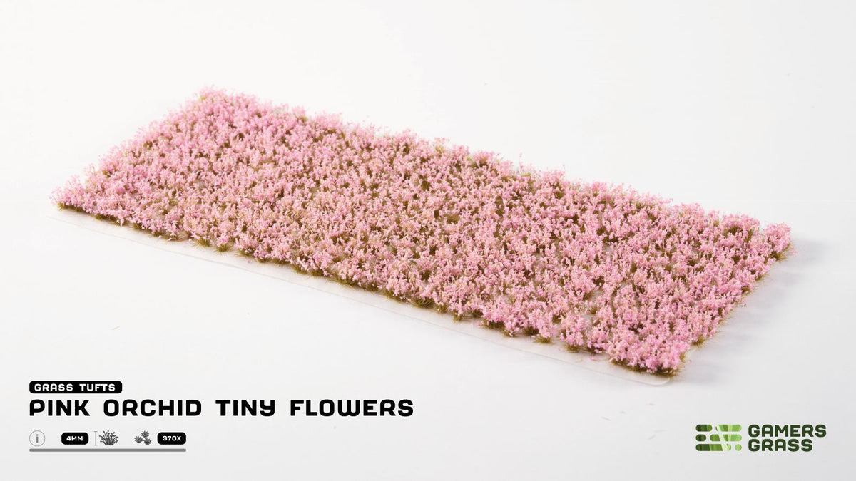 Pink Orchid Tiny Flowers Grass Tufts – Gamers Grass Scenic Miniatures ...