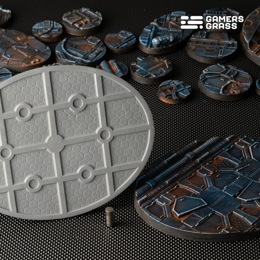 Gamers Grass 120mm Oval Spaceship Corridor Pre-Painted Base | Titan ...