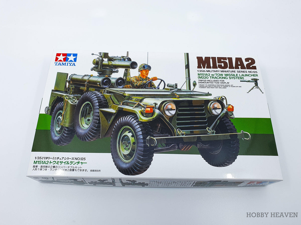 Tamiya 1/35 Scale M151A2 W/Tow Missile Jeep Model Kit 35125 | Hobby Heaven