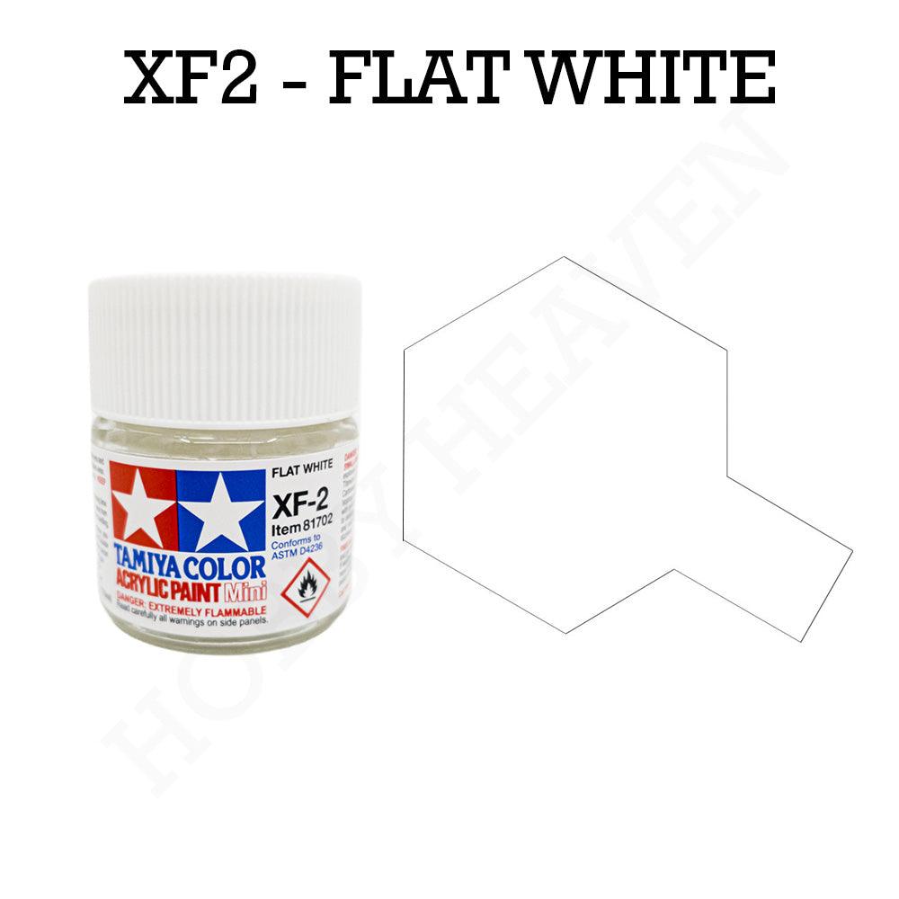 Tamiya Acrylic Mini Xf-2 Flat White Paint 10ml | Hobby Heaven