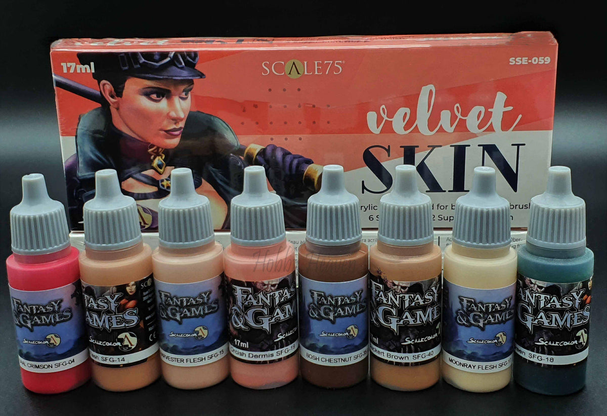 Scale75 Velvet Skin Paint Set (8 Paints) | Hobby Heaven