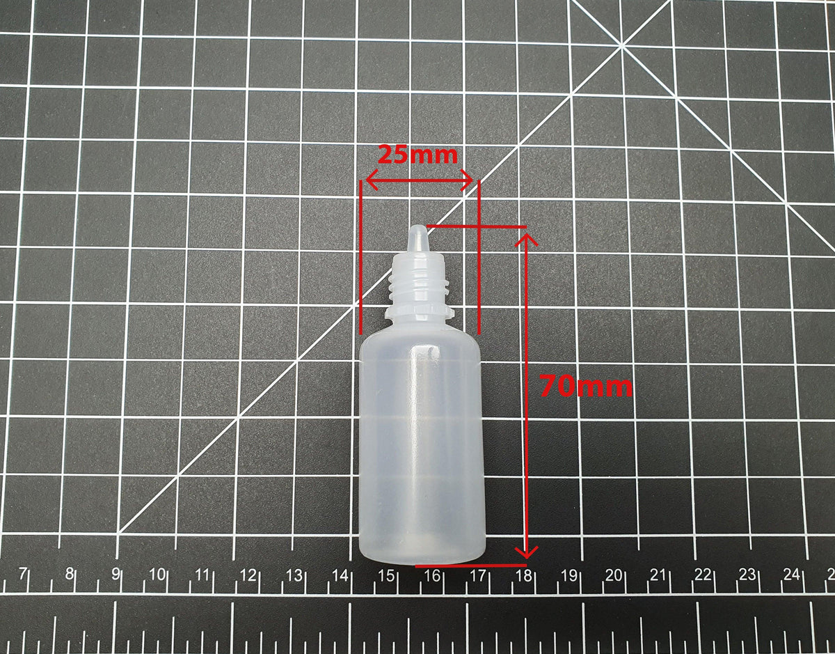 17ml Squeezable Dropper Bottles and Steel Agitators Vallejo Style ...
