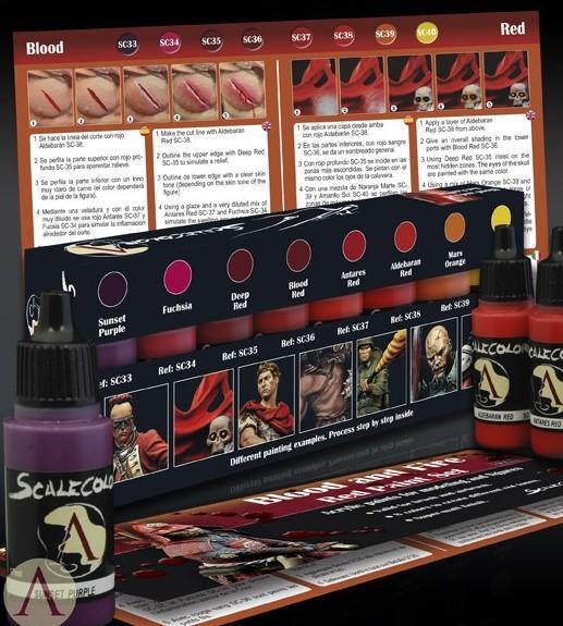Scale75 Blood and Fire Paint Set (8 Paints) | Hobby Heaven