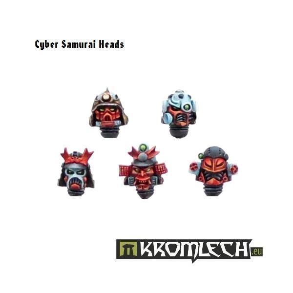 Kromlech Cyber Samurai Heads (10) KRCB027 | Hobby Heaven