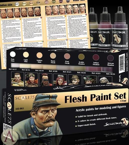 Scale75 Flesh Paint Set (8 Paints) | Hobby Heaven