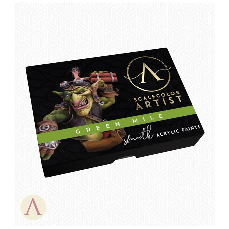 Scale75 Artists Green Mile Paint Set (6 Paints) | Hobby Heaven