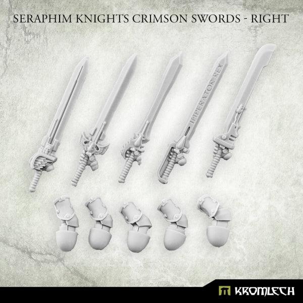 Kromlech Seraphim Knights Crimson Swords - Right (5) KRCB291 | Hobby Heaven